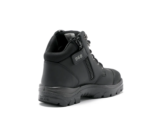 Steel Blue Parkes Zip, Safety Toe, Black