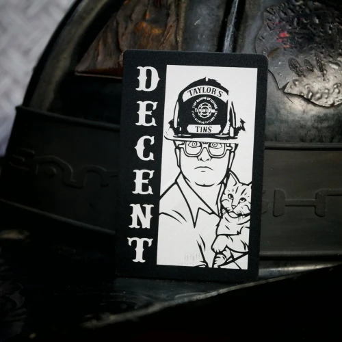 Taylor's Tins™ Decent Metal Playing Card