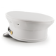 Keystone All-White Vinyl Uniform Bell Cap