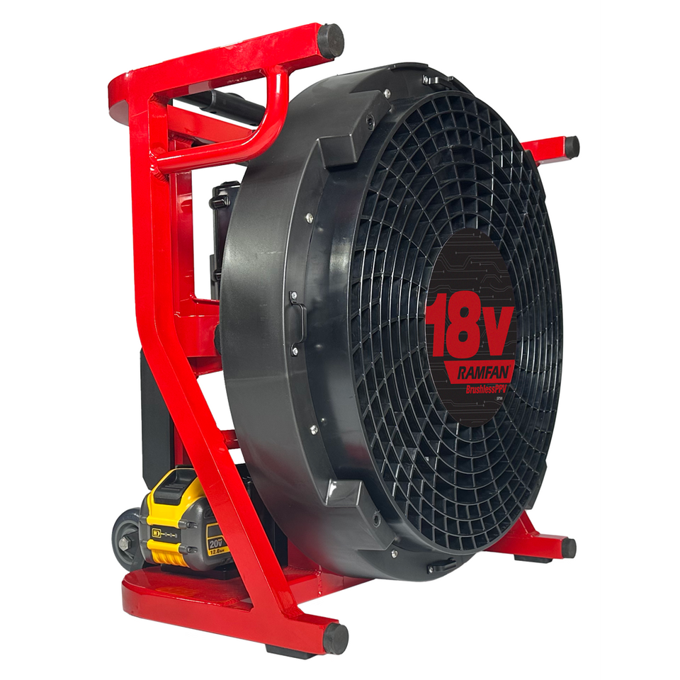 Ramfan EX50 18V Battery Ventilation Fan with Dewalt Battery