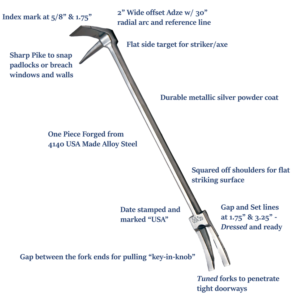Council Tool Halligan Style Forcible Entry Tool