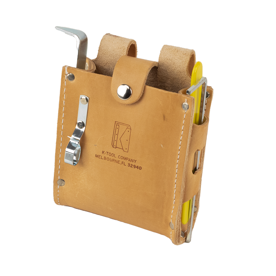 K-Tool Kit, includes K-Tool, Leather Pouch, Two Lock Tool Keys, Shove Knife