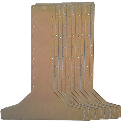 Action Target Retreiver Target Backer, 18" X 24", 200 Pack