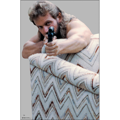 Action Target Man Behind Couch with Gun Split Second Target