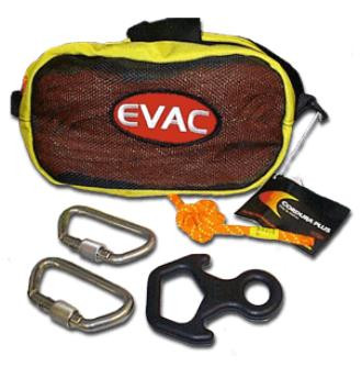 EVAC Systems Bail-Out Bag Kit, 50ft Rope, 2 Carabiners, 1 Descender