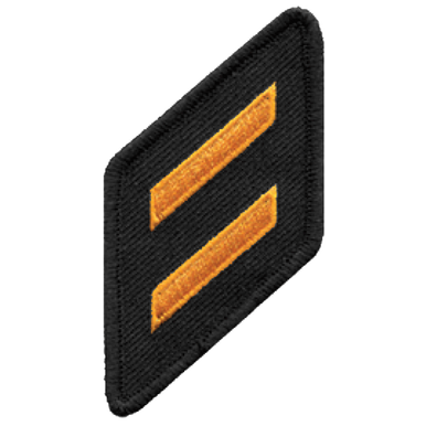 Hero's Pride Double Hash Marks with Merrowed Border
