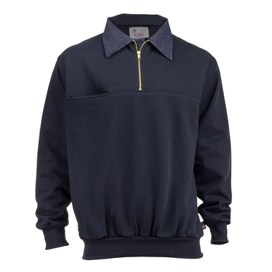 810 "The Firefighter's" Work Shirt with Denim Collar and Elbows