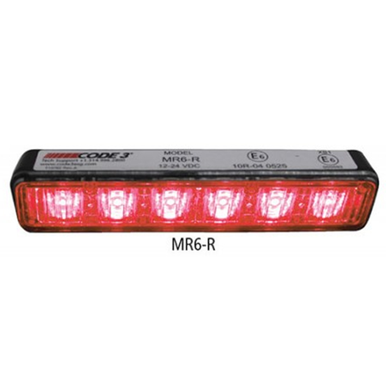Code 3 MR6 Exterior LED Hood Mount or Flush Mount Lighthead
