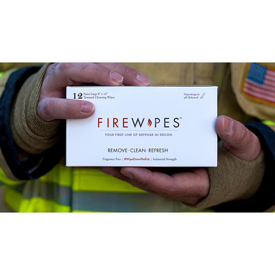Firewipes On-Scene Firefighter Skin Decontamination Wipes - Case of 24 ...