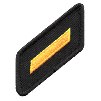 Hero's Pride Single Hash Mark with Merrowed Border