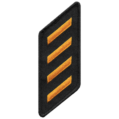 Hero's Pride Quadruple Hash Marks with Merrowed Border