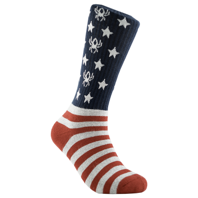 Redback Boots Bamboo Crew USA Flag Socks
