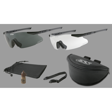 ESS ICE Naro 2-Pack with 1 Clear Lens, 1 Smoke Lens