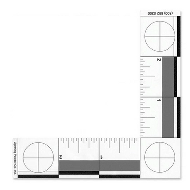 Forensics Source Inch L-Shaped Scale