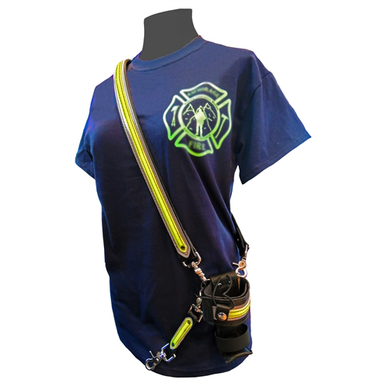 Leather Radio Strap w/ Anti-Sway Strap & Universal Radio Case, X-Large