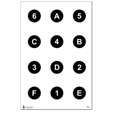 Law Enforcement Targets 4" Circles Command Training Target