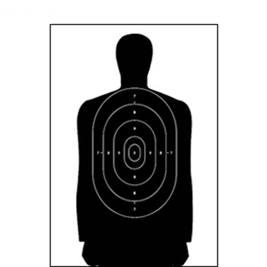 Law Enforcement Target Full-Size Silhouette
