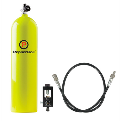 PepperBall SCUBA Air Fill Kit SCUBA Tank, Air Fill Adapter & Whip