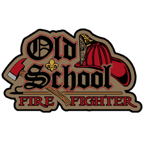 TheFireStore Exclusive Old School Firefighter Decal