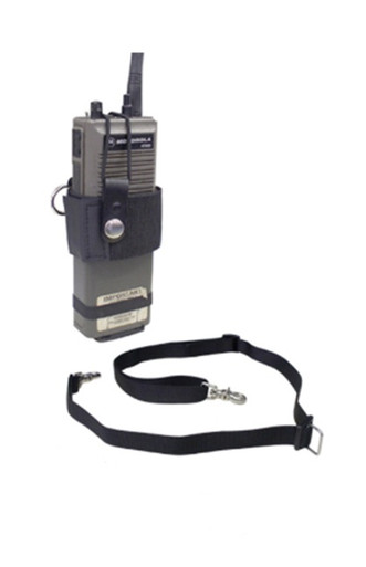 Boston Leather Deluxe Nylon Radio Strap with Adjustable Mic Tab ...