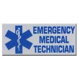 Emergency Medical Technician Decal, 1.75" x 4"