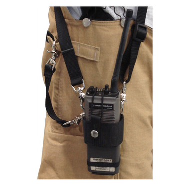 Boston Leather Deluxe Nylon Radio Strap with Adjustable Mic Tab ...