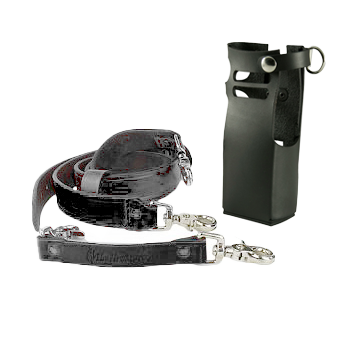 Boston Leather FDNY Style Leather X-Long Radio Strap, Mic Straps ...