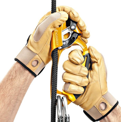 Petzl Handled Ascender, Left Hand Yellow