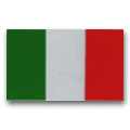 Reflective Italian Flag Helmet Decal