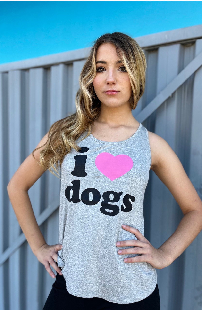 I HEART DOGS TANK