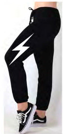 LIGHTNING BOLT FLEECE JOGGER