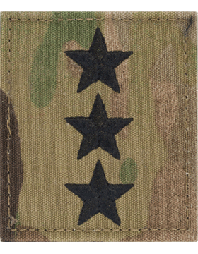 US Army OCP Velcro Rank Patch - Lieutenant General (LTG) - Battlefield ...