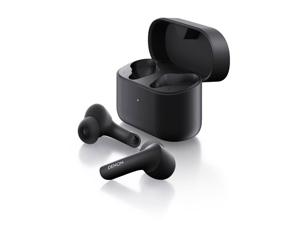 Denon Black Wireless Bluetooth Earbuds
