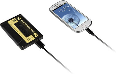 OTHER Retro Cassette Tape Power Bank Emergency 2500mAh Phone Charger ...