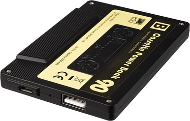 OTHER Retro Cassette Tape Power Bank Emergency 2500mAh Phone Charger ...