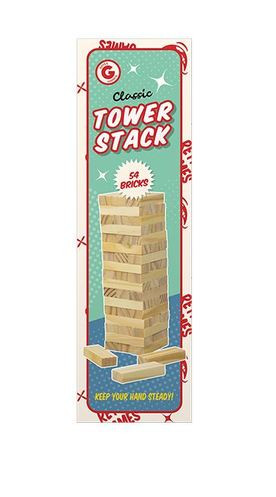 Tower Stacking Tumbling Jenga Wooden Block Game - Morgan Computers