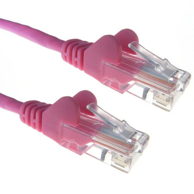 Connekt Gear 2.0m RJ45 to RJ45 UTP CAT 5e stranded network cable [PINK ...