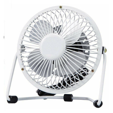 OxyCool 4" Mini USB Powered Adjustable Metal Desktop Fan - Morgan Computers