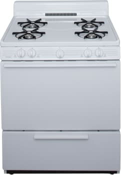 SFK100OP - 30 Inch Freestanding Gas Range with 4 Open Burners, 3.9 cu ...