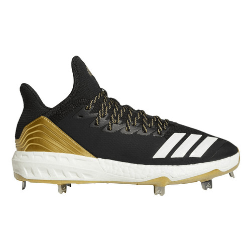 Adidas Icon 4 Men's Baseball Cleats CG5148 - Black, White, Carbon ...