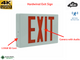 4K UHD Hardwired Exit Sign WIFi Hidden DVR Camera with Audio