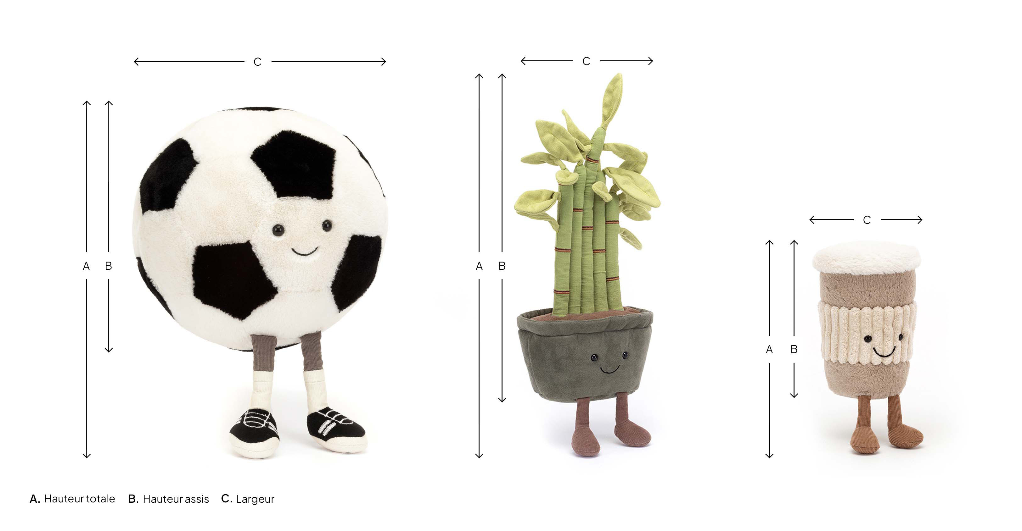 Guide des Tailles - Site Web Officiel Jellycat