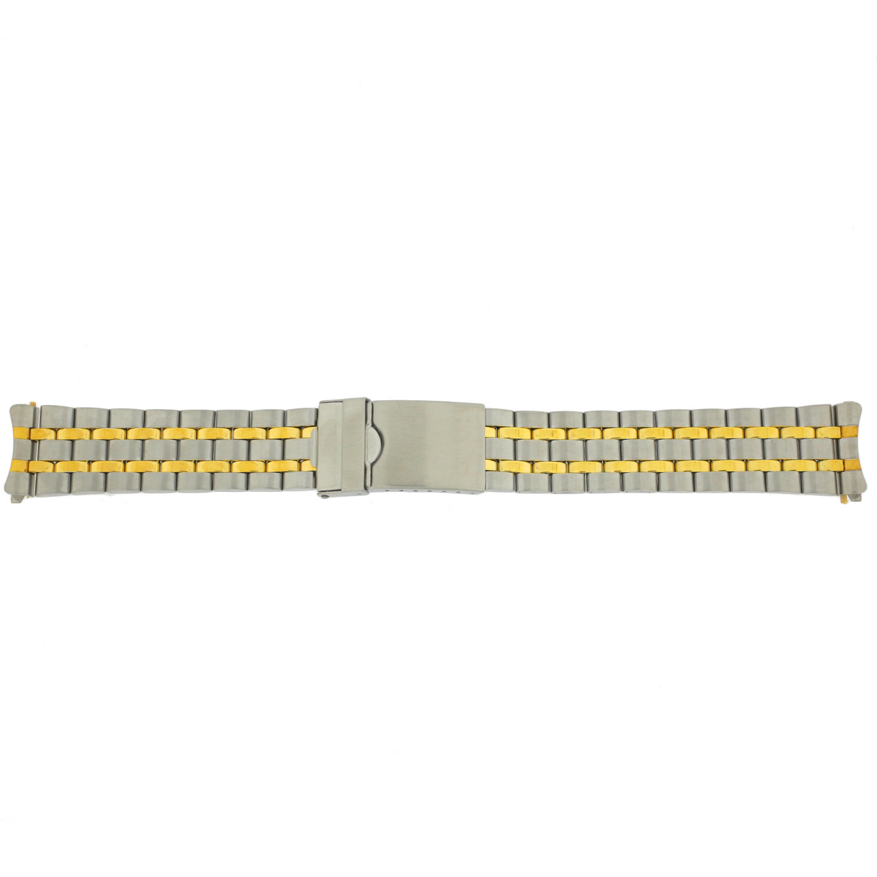 Watch Band Metal 2-Tone Replacement Bands Tech Swiss