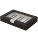 Display Case for 10 Pens in Brown Storage Box Organizer TechSwiss