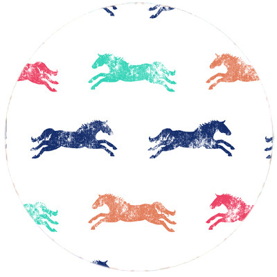 Shop by Design - Equestrian Style Patterns - Distressed Galloping ...
