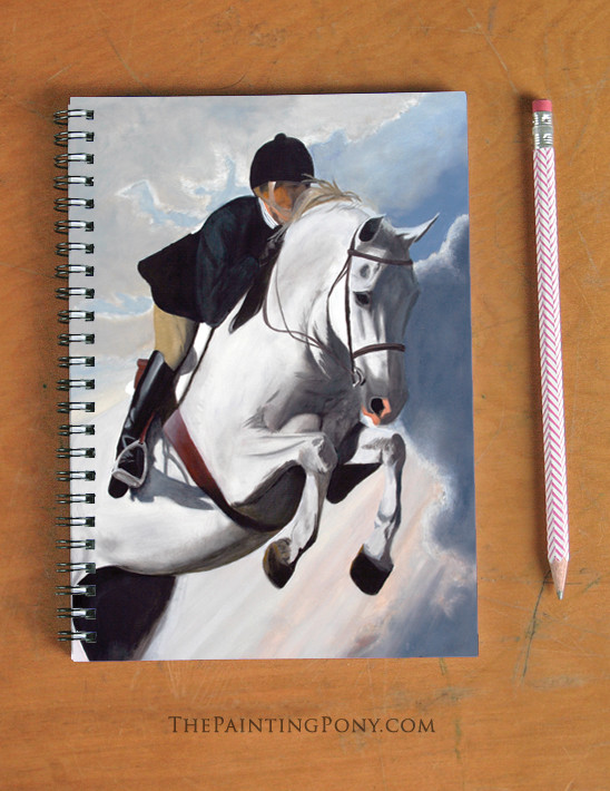 Horses All Over Spiral Notebook - The Painting Pony