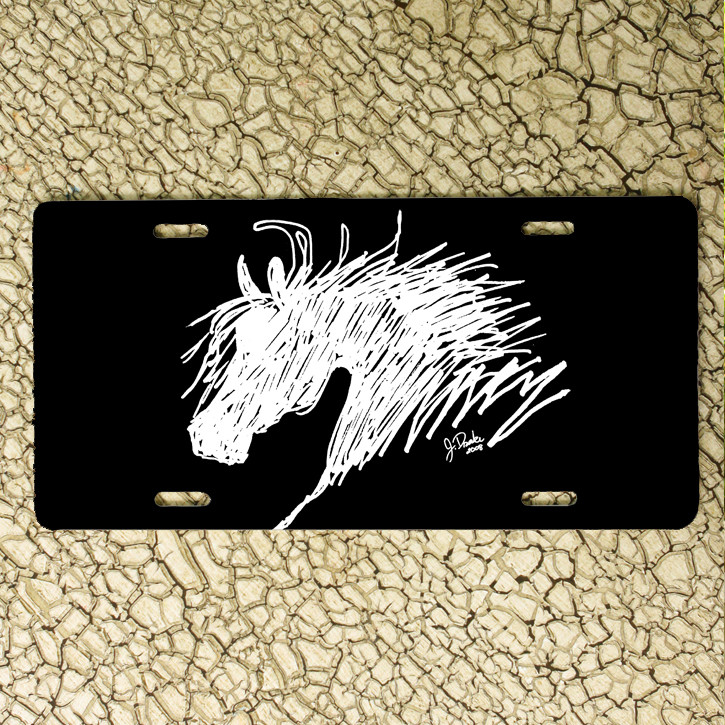 Horse Head Vanity License Plate - The Painting Pony