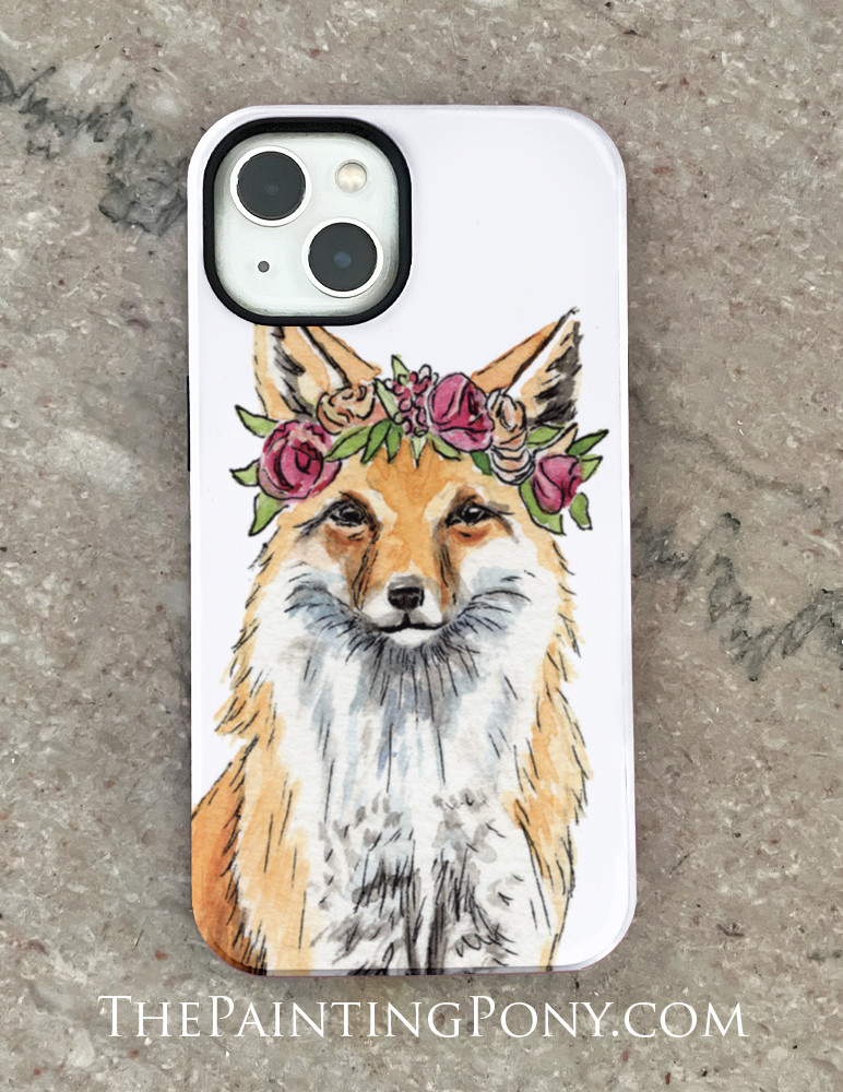 Bohemian Fox Phone Case - The Painting Pony