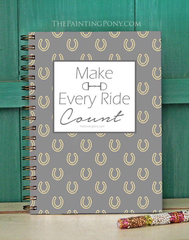 Make Every Ride Count Equestrian Bullet Journal - The Painting Pony