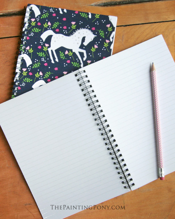 Equestrian Hugs and Kisses Pony Notebook - The Painting Pony